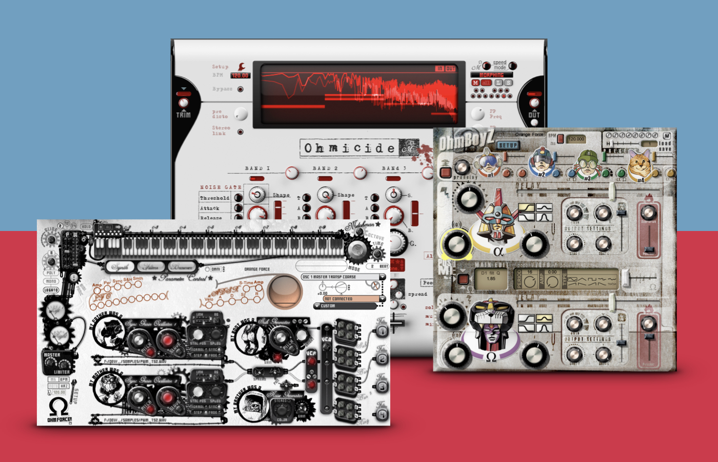 Ohm Force regala 8 plugins “legacy”, incluyendo Ohmicide, Ohmboyz y Symptohm | Hispasonic
